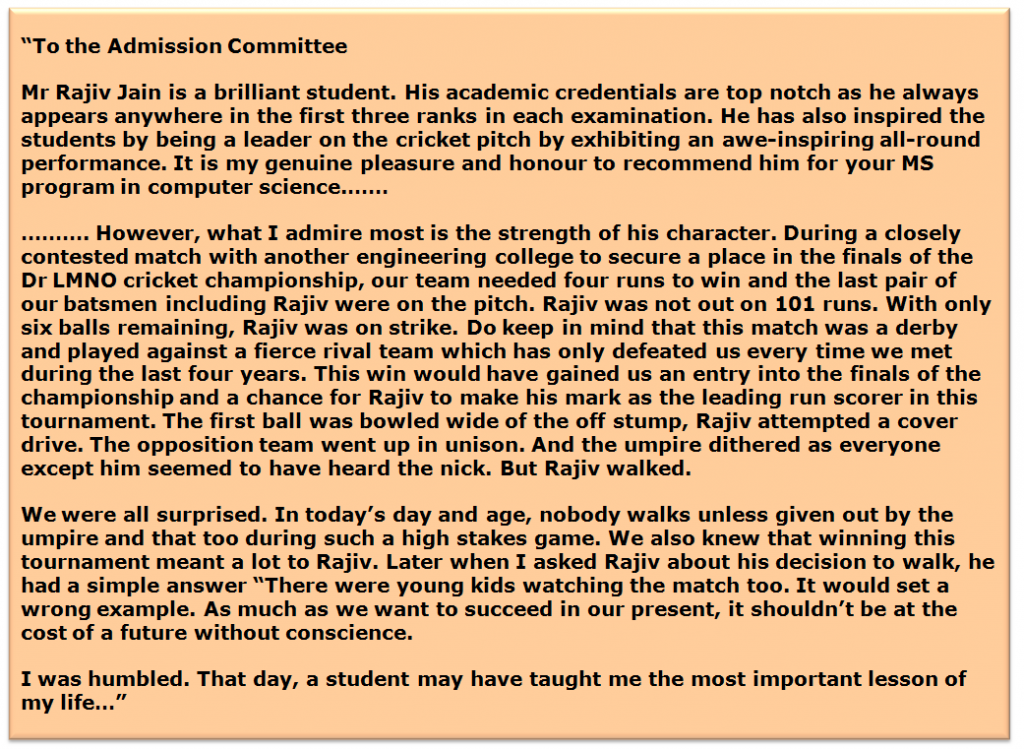 Best Letter of Recommendation(LOR) Format for MS: How Should It Be ...