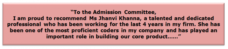 How a Letter of Recommendation (LOR) for Masters Looks like | GREedge