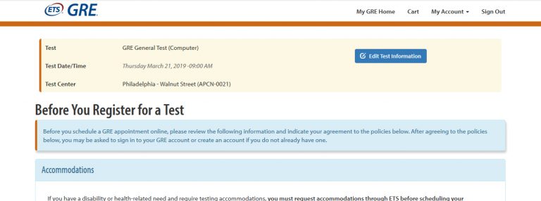 New to GRE Registration? A step-by-step Guide to ETS GRE Registration